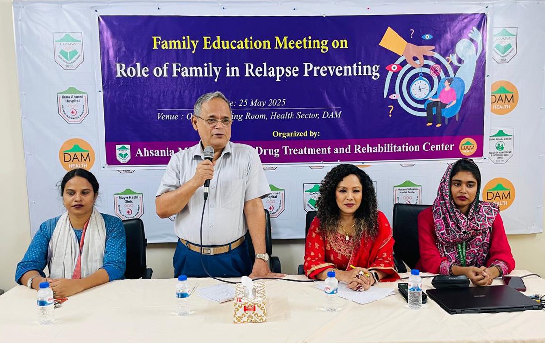 Only the family can play a vital role in preventing relapse – Times24
